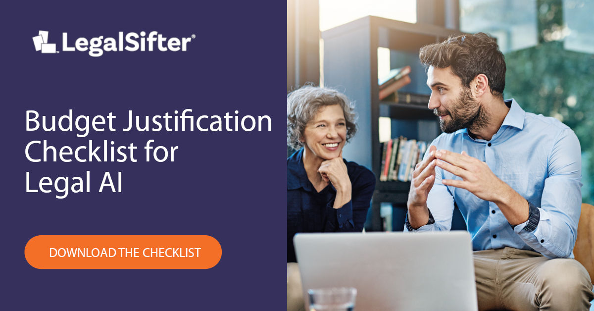 Budget Justification Checklist for Legal AI